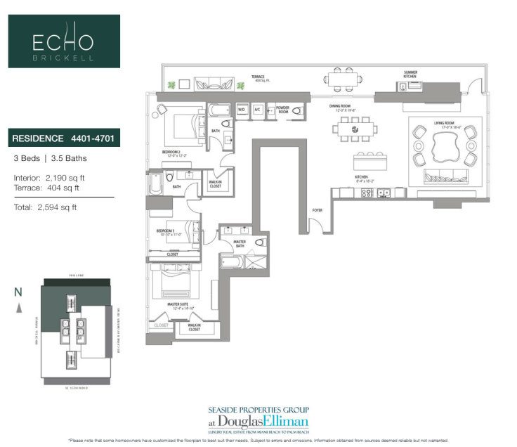 Echo Brickell Condo Floor Plans | Floor Roma
