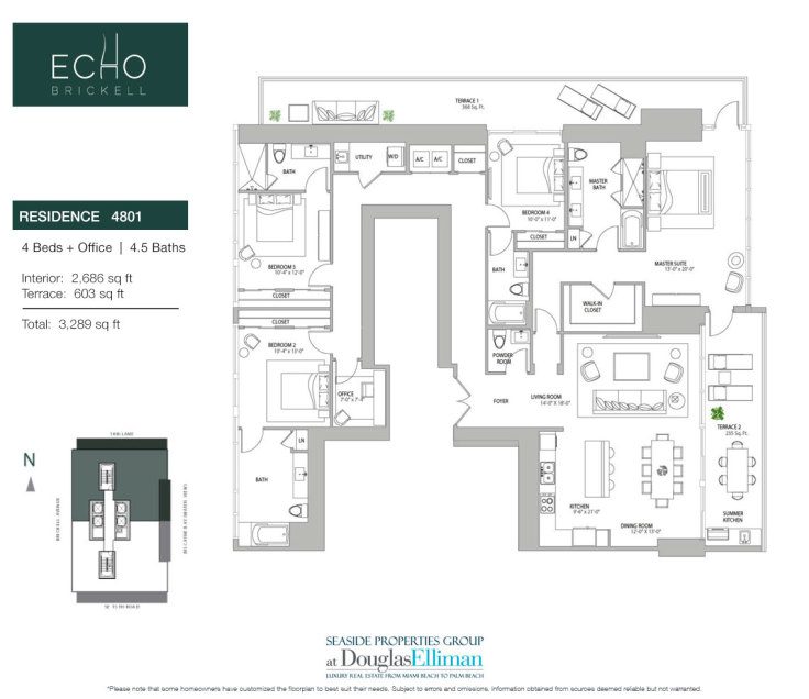Echo Brickell Condo Floor Plans | Floor Roma