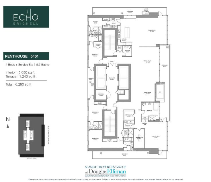 Echo Brickell Condo Floor Plans | Floor Roma