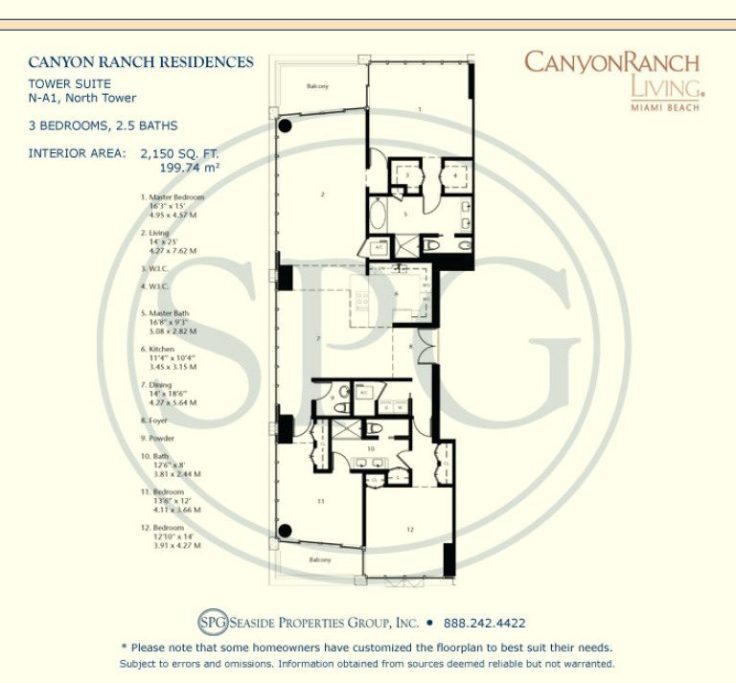 Canyon Ranch Floor Plans